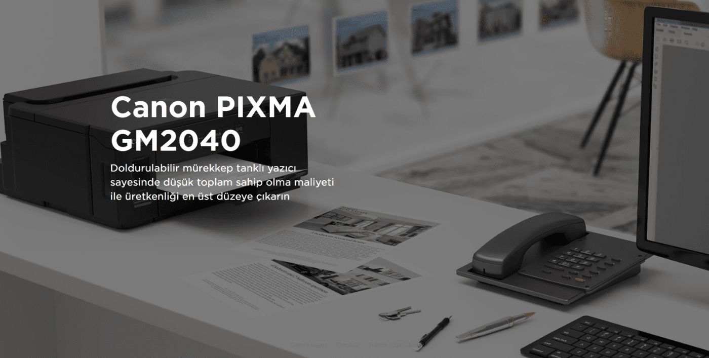 CANON PIXMA GM2040 Siyah Beyaz Tanklı Yazıcı - haveForce