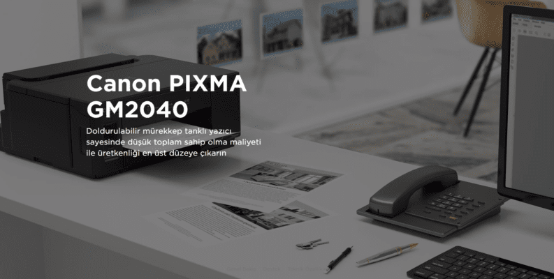 CANON PIXMA GM2040 Siyah Beyaz Tanklı Yazıcı - haveForce